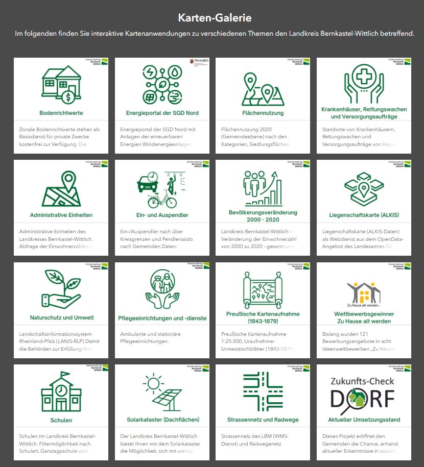 Kreisentwicklung: Geographisches Informationssystem (GIS ...